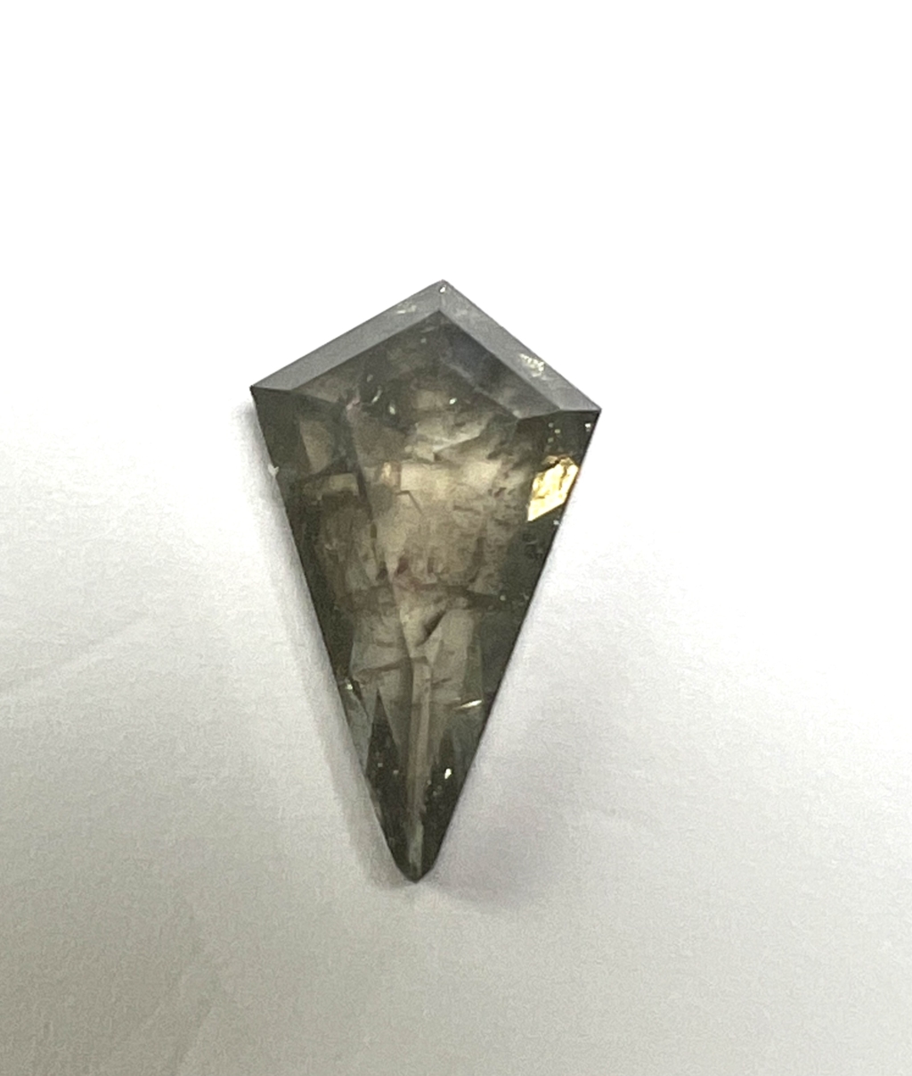 Rose Cut Seafoam Salt and Pepper Kite 4.16ct – Rough Diamond World